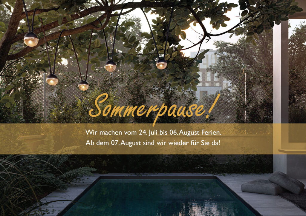 Sommerpause 2023 | Lichtplanung Gesa Gatzke